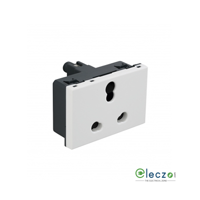 Legrand 673045- MYRIUS 6A/ 16A SOCKET -2 MODULE - WOW Electricals