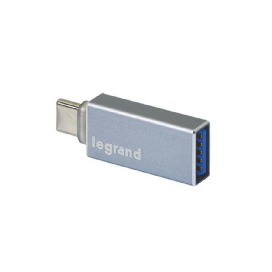 Legrand 050692 USB Type A / USB Type C adaptor - WOW Electricals