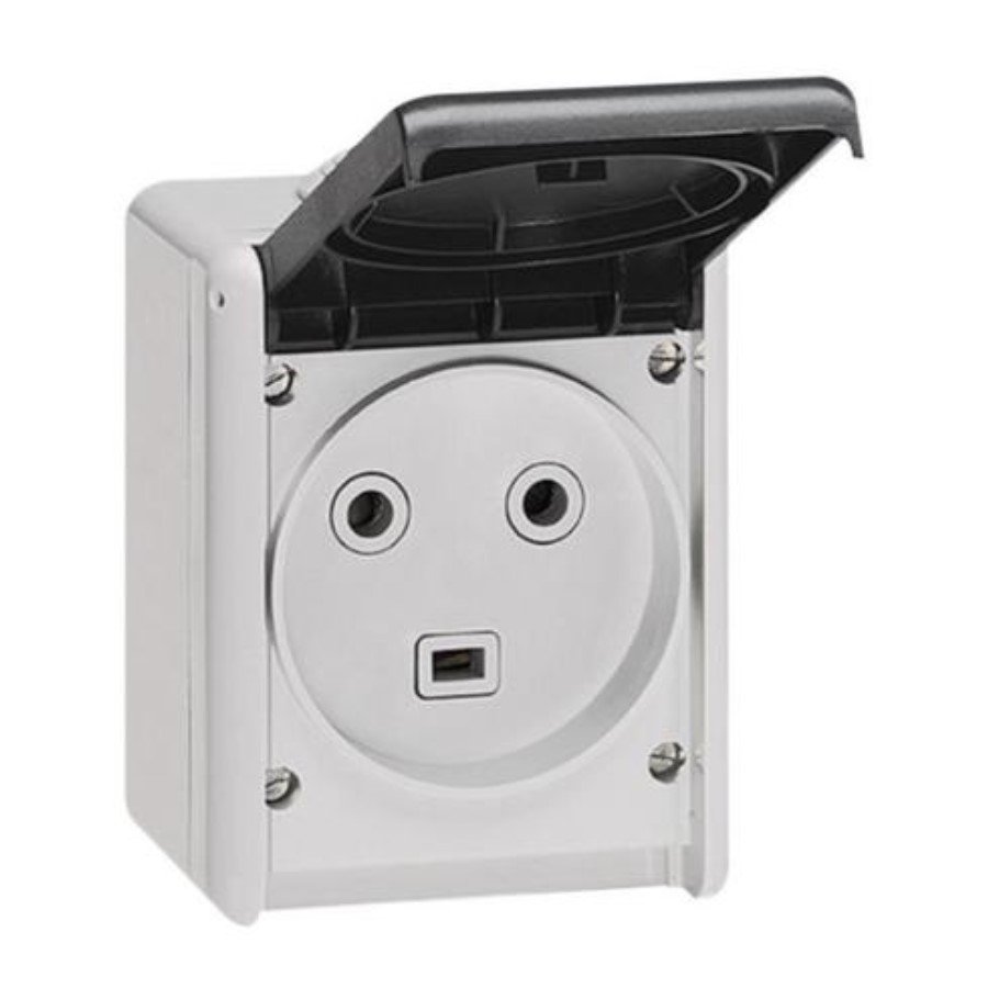 Legrand 055872 Socket outlet Plexo IP44 - WOW Electricals