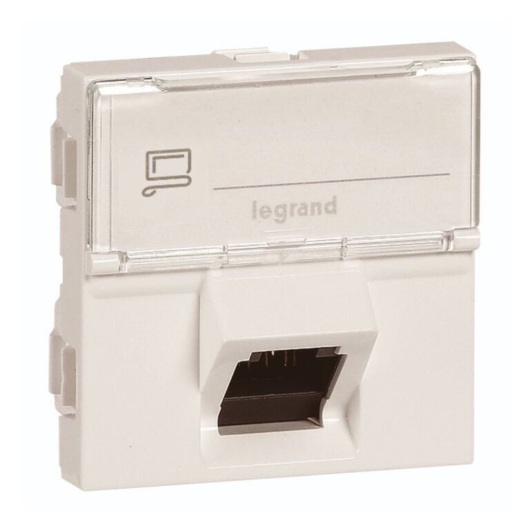Legrand 076508 RJ 45 socket Mosaic - category 6A STP - 45° - 2M - WOW ...