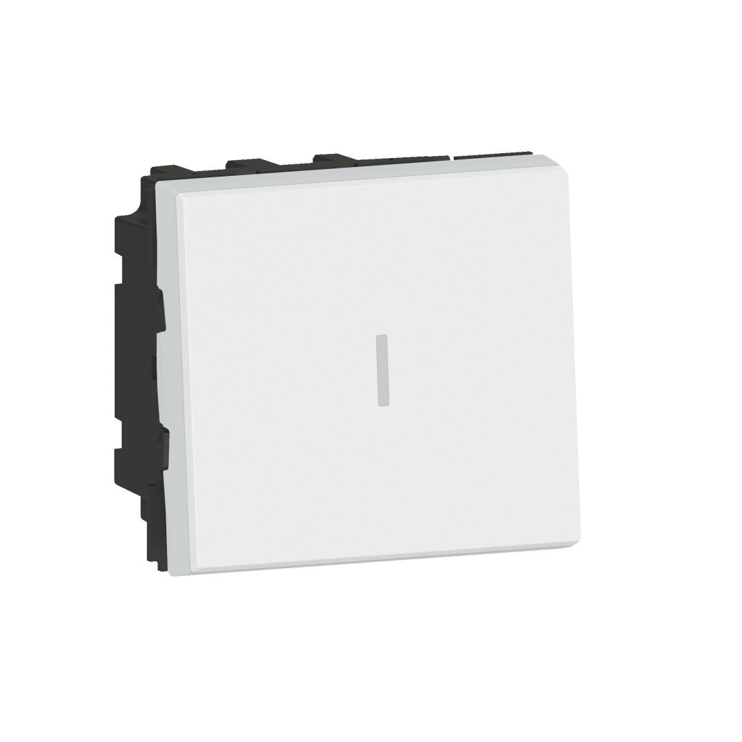 Legrand 077063L 2-way switch Mosaic 20 AX 250 V~ - 2 M - 2 P - WOW ...