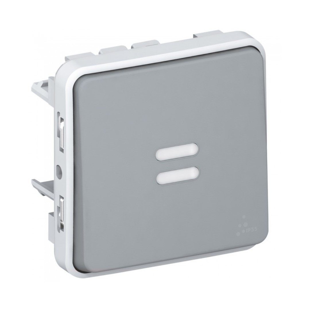 Legrand 069542 Push-button Plexo IP55 - illuminated N/O contact - WOW ...