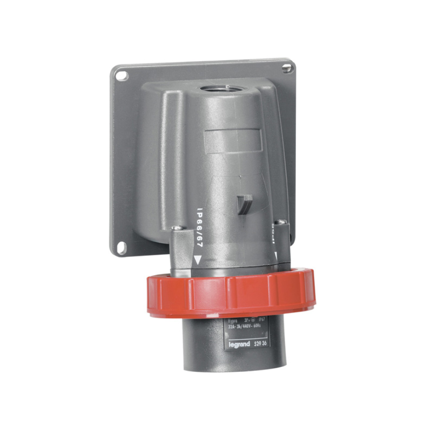 Buy Legrand 52936 HYPRA - IEC IP66/67 - 3P+E 415V a.c. 32A 052936 - WOW ...