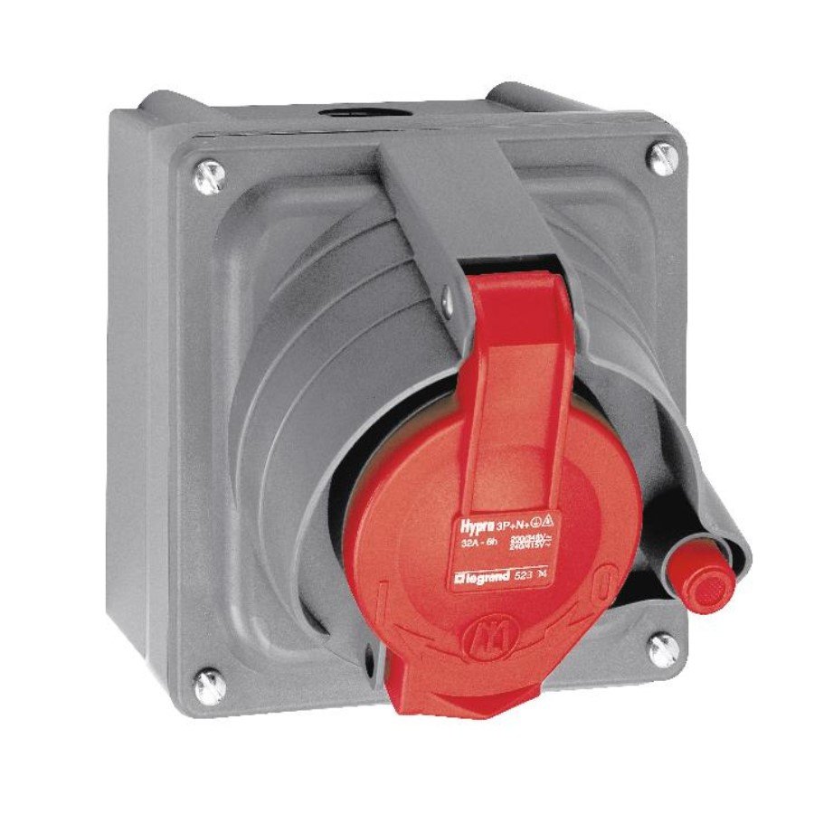 Buy Legrand 52949 HYPRA - IEC IP44 - 2P+E/3P+E/3P+N+E - 32A 052949 ...