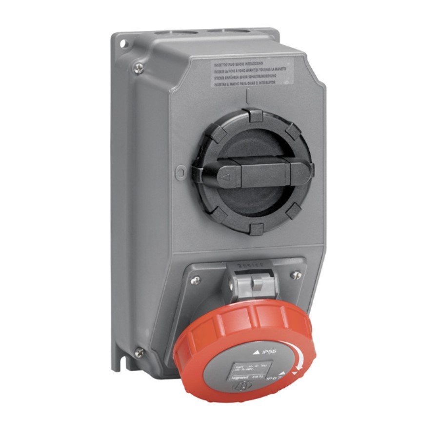 Legrand 59265 HYPRA - IEC IP66/67 3P+N+E 415V a.c. 32A 059265 - WOW ...