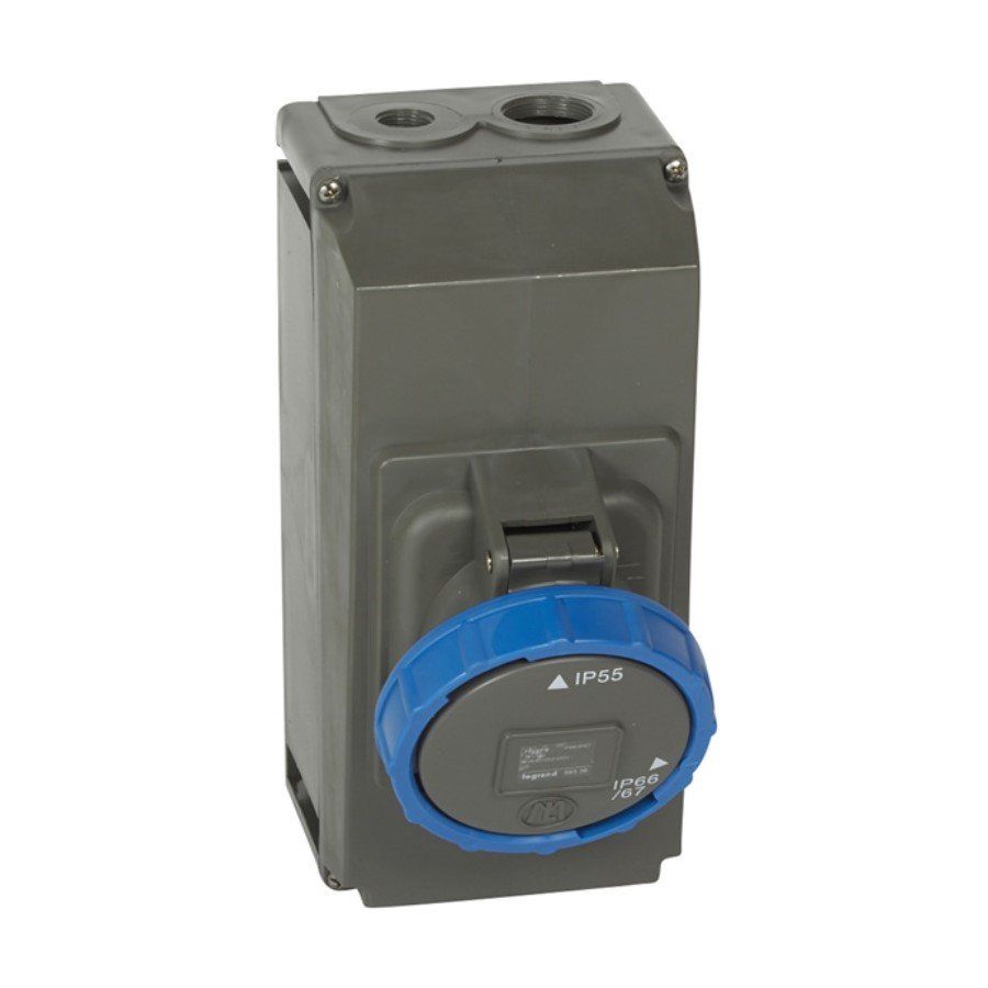 Legrand 59336 HYPRA - IEC IP66/67 2P+E 240V a.c. 63A 059336 - WOW ...