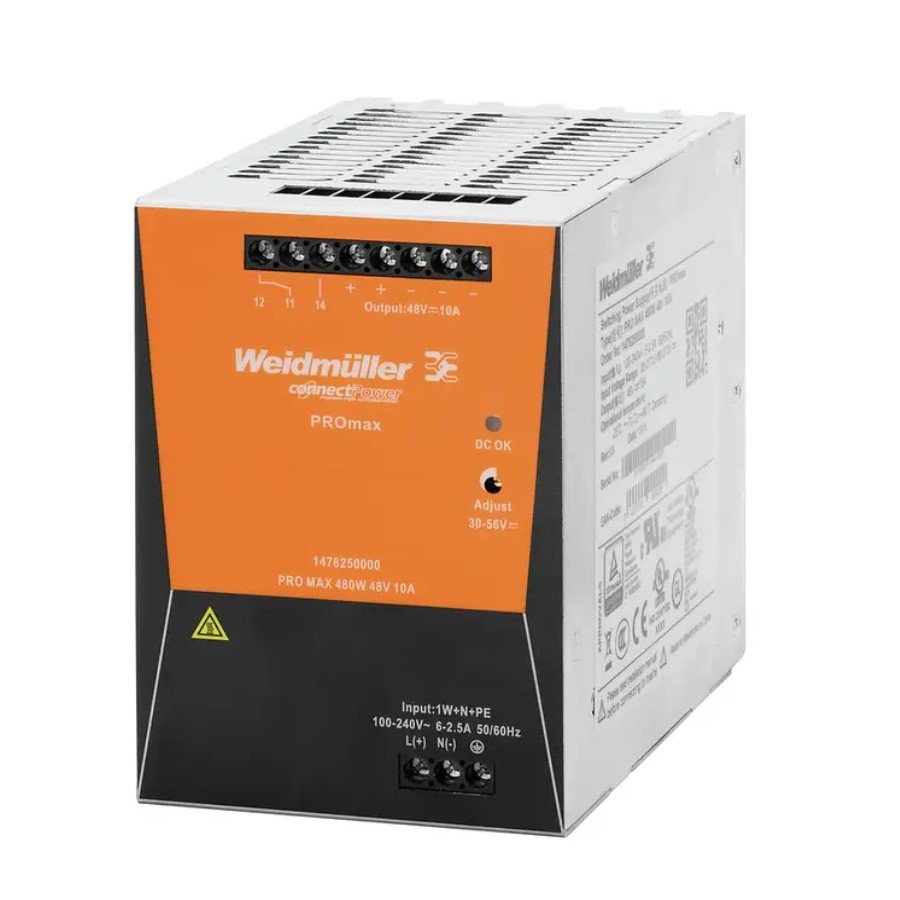 Weidmuller 1478140000 PRO MAX 480W 24V 20A SMPS - WOW Electricals